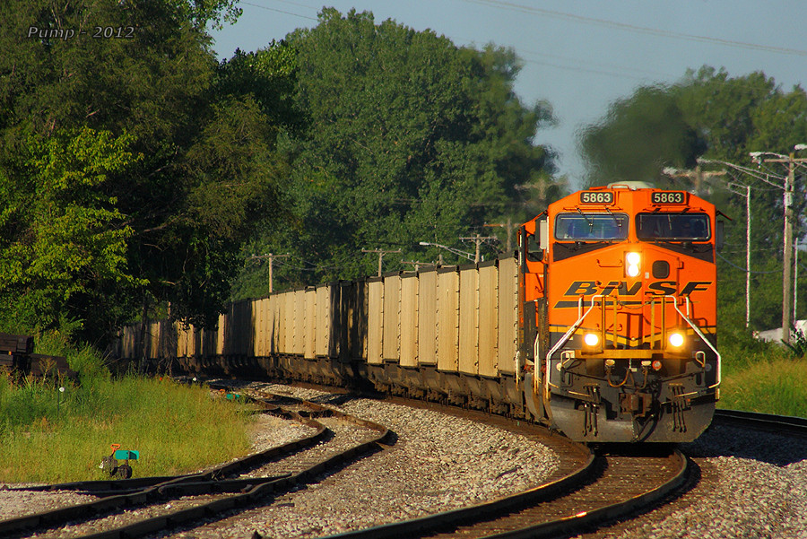 Westbound BNSF Empty Coal Train
